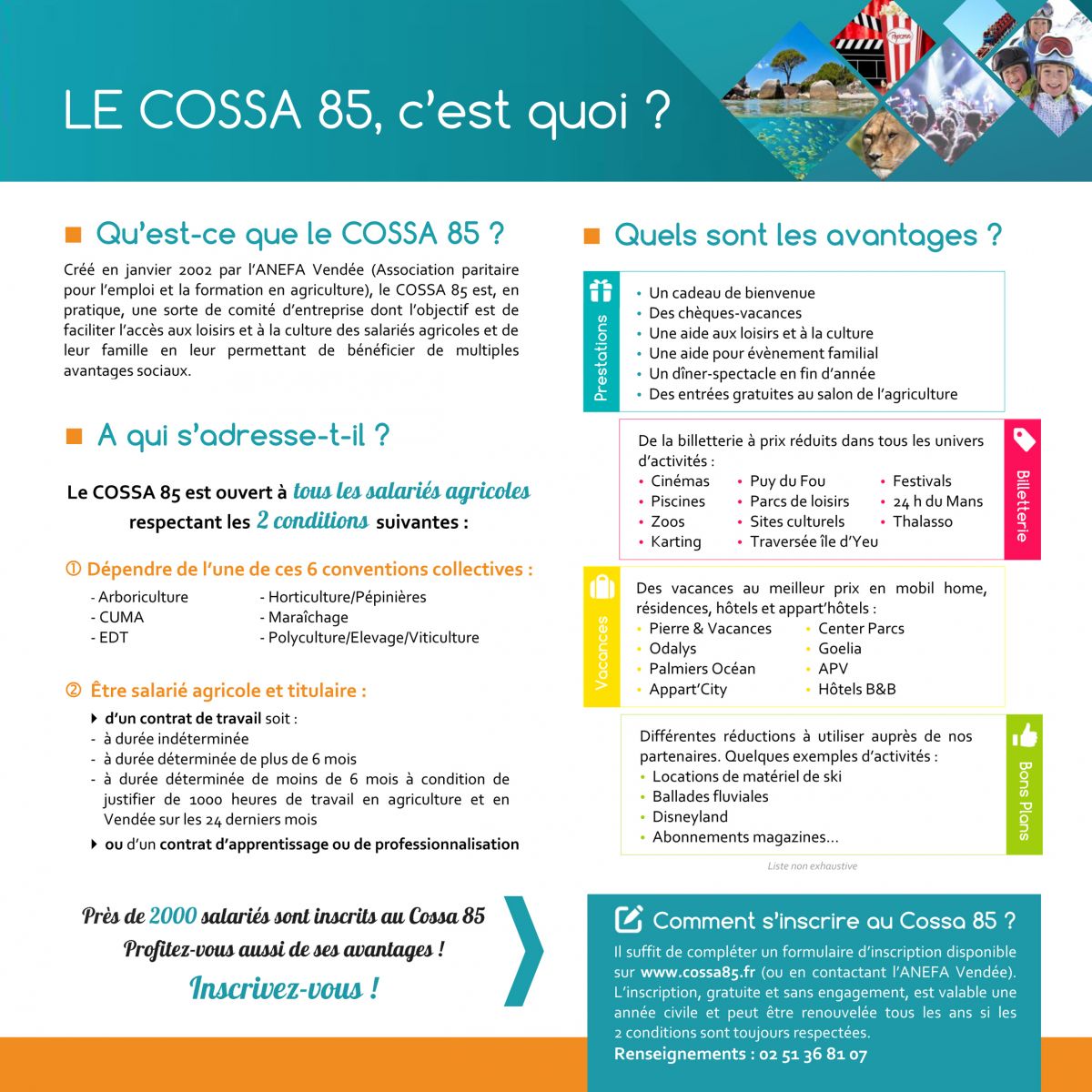 Le COSSA 85 - ANEFA Vendée