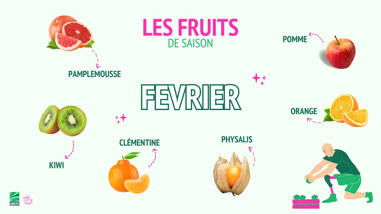 Février : Quels sont les fruits et légumes de saison ? - ANEFA Charente
